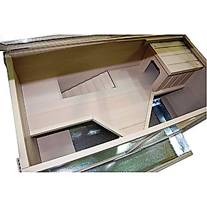New Age Pet ecoFLEX Indoor Rabbit Hutch Maple, Small