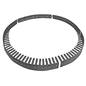 Dreffco Stainless Steel Fire Pit Gas Burner Support Flange Kit for Your Outdoor Landscape Block Fire Pit. Makes Installation Easy and Safe! 4-Piece Kit for 20"-27" Burner Pans.