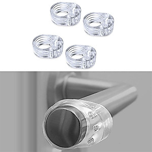 3pcs Door Stopper Transparent Silica Gel Door Handle Buffer Wall Protection Doorknob Bumper Walls Furniture Protective