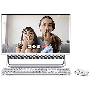 Dell Inspiron 7700 All-in-One Desktop, 27-inch FHD Touchscreen, Intel 4-Core i7-1165G7, NVIDIA GeForce MX330 Graphics, 16GB DDR4 256GB SSD+1TB HDD, WiFi 6, Type-C HDMI, Win11 Pro, Silver (Renewed)