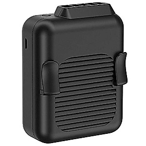 ALPIAZ Portable Waist Clip on Fan & Necklace Fan 2 in 1, Personal Belt Fan with 15H Working Time, 5000RPM Strong Airflow, 3 Speeds, 4000mAh Battery Powered Body Fan for Working Camping Hiking Outdoor