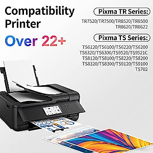 Remandom for PGI-280XXL CLI-281XXL Ink Replacement for Canon Printer Ink 280 281 Combo for Canon Pixma TR8620 TR7520 TR8520 TST6120 TS6220 TS6320 TS9521C Printer (6-Pack)
