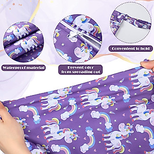 Shappy 2 Pcs Large Travel Laundry Bag Washable Waterproof Wet Dry Bag Large Dirty Clothes Bag Bathing Workout Bag(Unicorn)