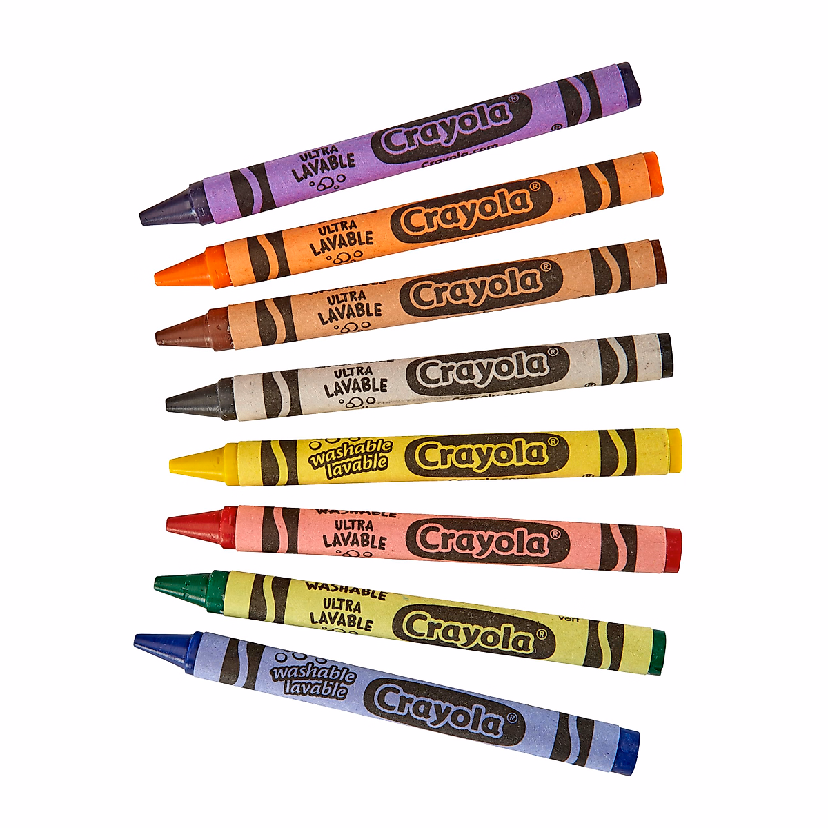 Crayola Washable Crayons, School Supplies, 24 Count