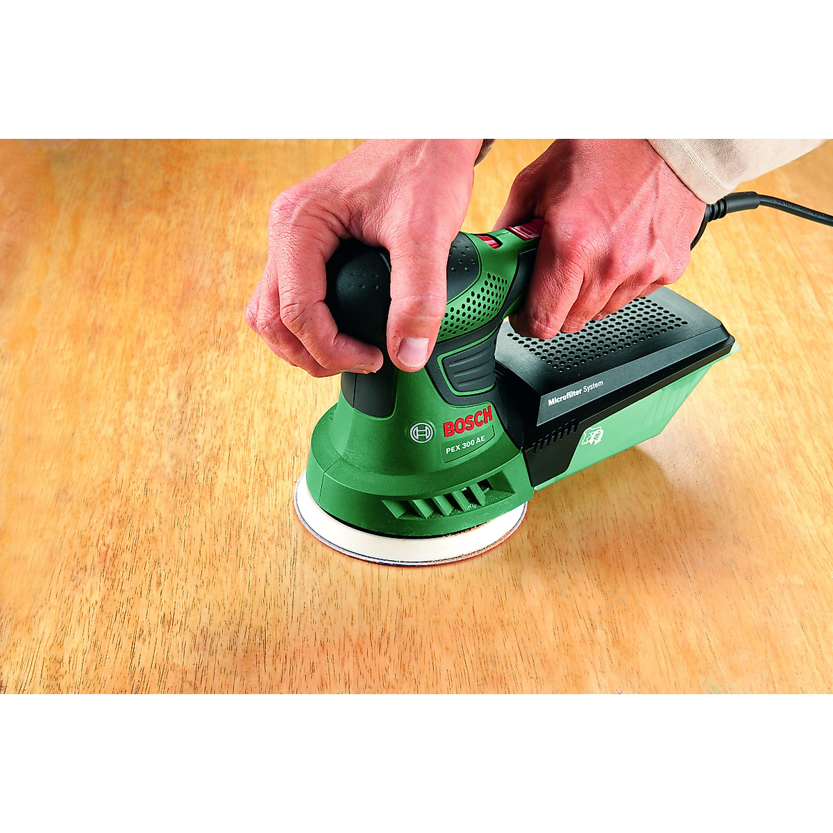 Bosch 1x Sanding Pad (Ø 125 mm, Medium Hard, with Hook and Loop System, Accessories for Random Orbital Sander)