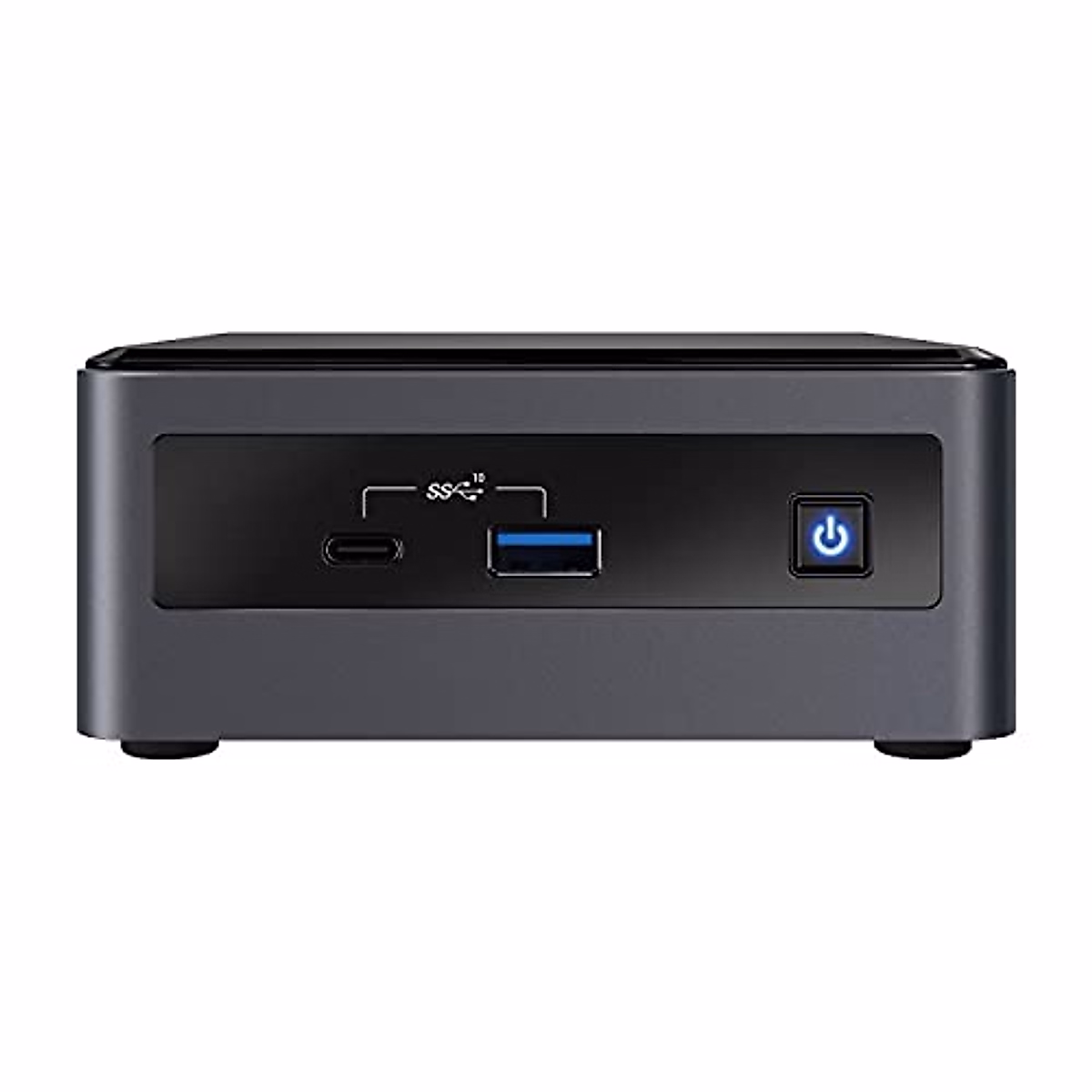Intel NUC10 Mini PC, 10th Gen Intel i3-10110U, 8GB DDR4 SDRAM, 256GB PCIe NVMe M.2 SSD, Intel UHD Graphics, Wi-Fi 6, Bluetooth, HDMI, USB-C, Windows 10 Enterprise, Black