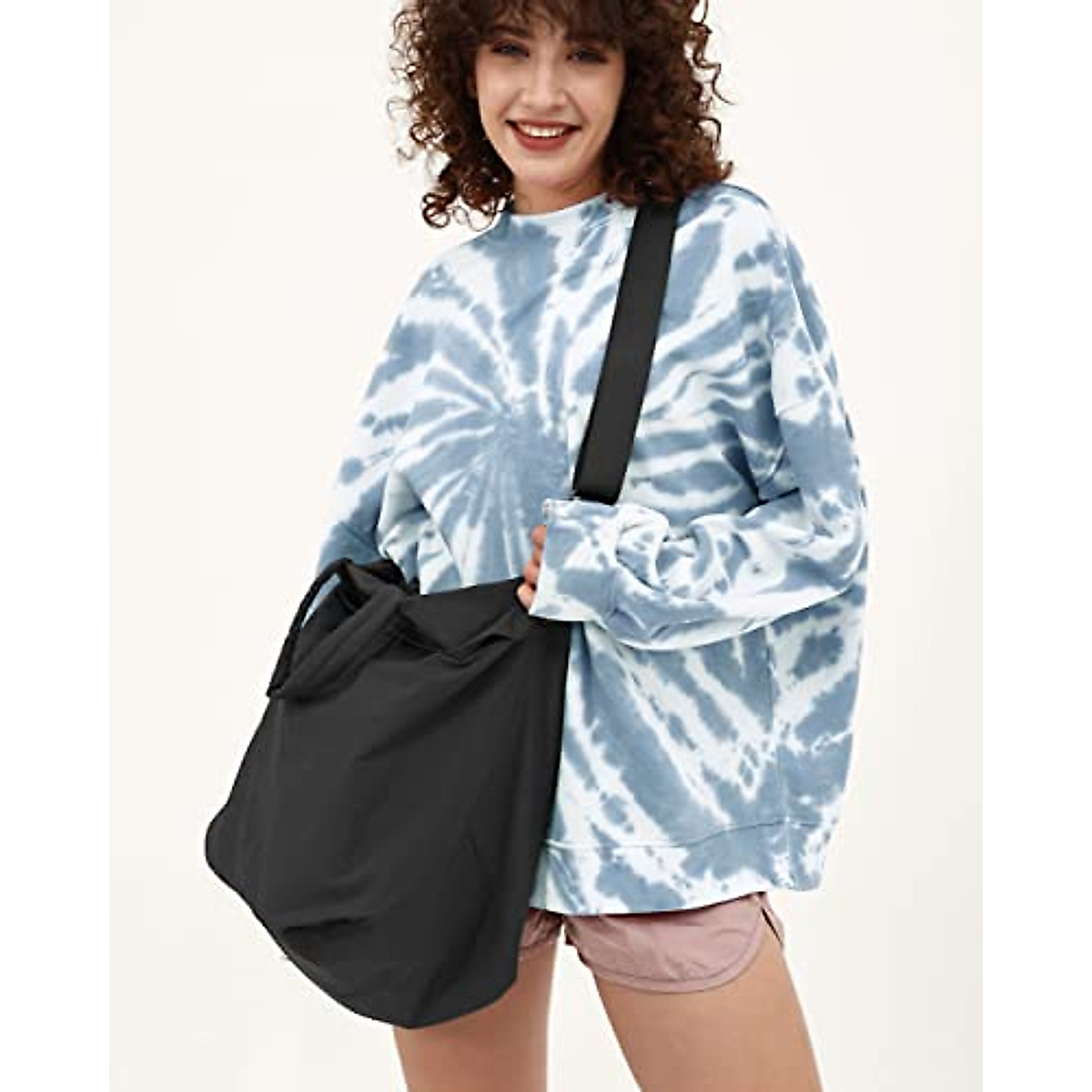 ODODOS 19L Multi Hobo Bags 2.0 with 2 Straps for Women, Totes Handbags, Crossbody Shoulder Bags, Black