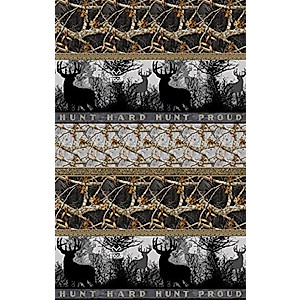 Realtree Cotton Fabric by Sykel-Licensed Realtree Edge Patriotic Shelf Stripe Cotton Fabric