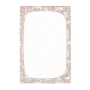 Soft Baby Boy Fitted Crib Sheets for Baby Girl Beige Cute Polar Bears Standard Crib Sheets Portable Mini Bassinets Sheets