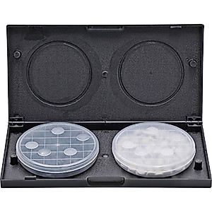 Medium Magnetic 19x19 Go Chess Set Game 11Inch/28cm Portable with Single Convex Plastic Stones and Go Board Classic Chinese Strategy for Kids & Adult