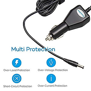 PumpMom 12 Volt Breast Pump Car Adapter for Spectra S1, S2, Spectra 9 Plus Pumps – Replacement Vehicle Lighter Power Adapter for Spectra