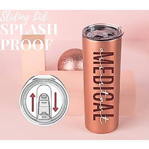 Onebttl Medical Assistant Gifts for Wowen, Gifts for Medical Assistant on Medical Assistant Week, Birthday and Christmas, 20oz Insulated Stainless Steel Tumbler - Medical Assistant