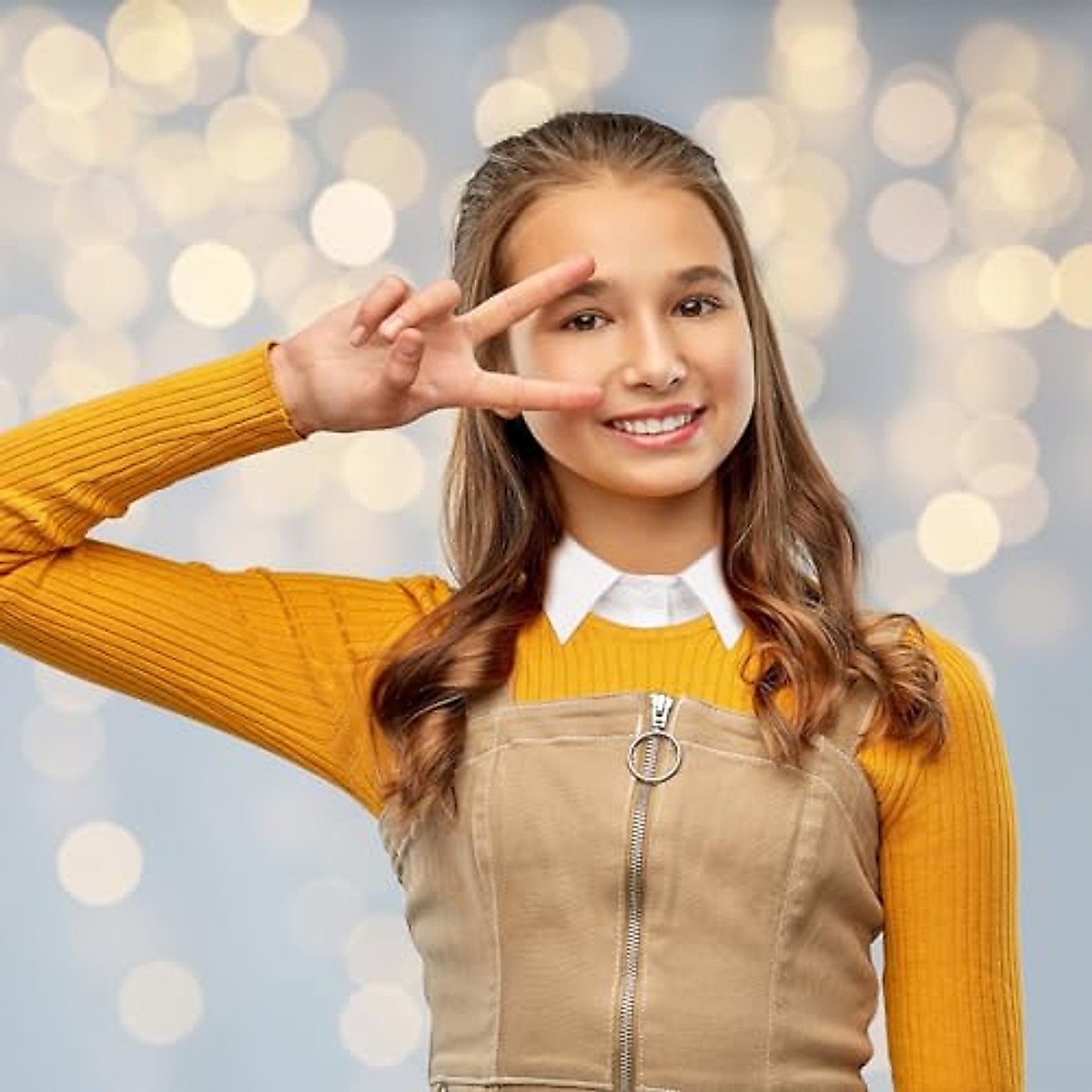 Fake Collar Detachable Dickey Collar Blouse Half Shirts Peter Pan Faux False Collar for Women & Girls Favors, White