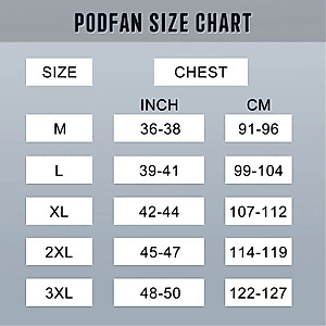 PODFAN Gynecomastia Compression Shirt for Men, Slimming Tank Top Undershirts, Mens Body Shaper Vest(Black,Large)
