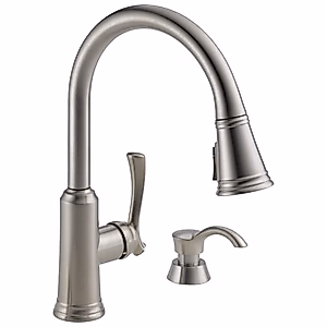 Delta 19963Z-SSSD-DST Lakeview Kitchen Faucet, Stainless