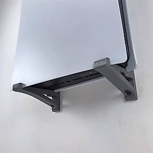 3D Cabin PS5 Wall Mount Wall Bracket Holder Stand for Play Station 5 Digital Triple Support Any Orientation Black Right