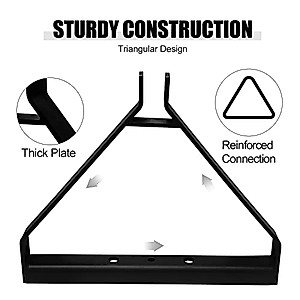 3 Point Trailer Hitch Receiver, Heavy Duty Drawbar Traile Hitch Cat 1, Quick Hitch Tractor Attachments Compatible (Black)