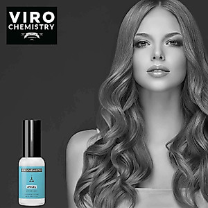 VIROCHEMISTRY Pheromones to Attract Men for Women (Angel) - Elegant, Ultra Strength Organic Fragrance Body Perfume (1 Fl. Oz)(Human Grade Pheromones to Attract Men)