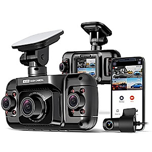 RexingUSA R4-4 Channel Dash Cam W/All Around 1080p Resolution, Wi-Fi, GPS, IR Night Vision, Parking Mode, Collision Detection, Type-C Port