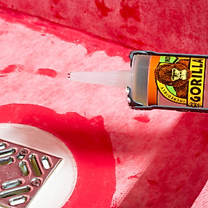 Gorilla Max Strength Clear Construction Adhesive, 9 Ounce Cartridge, Clear, (Pack of 6)