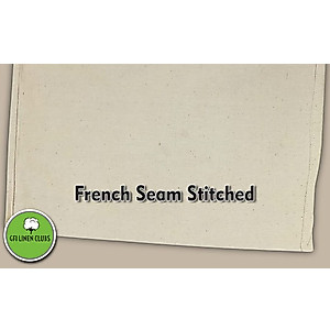 Cotton Bag Drawstring - 6 Pack,Canvas Bags 22'' X 27'' inch, Machine Washable, Cotton Fabric - Storage Sack for Dirty Clothes, Basket Liner, Hamper Bag, Liner Replacement, delicates, Sleeping Bag, Reusable Travel Dorm and Basket Closure