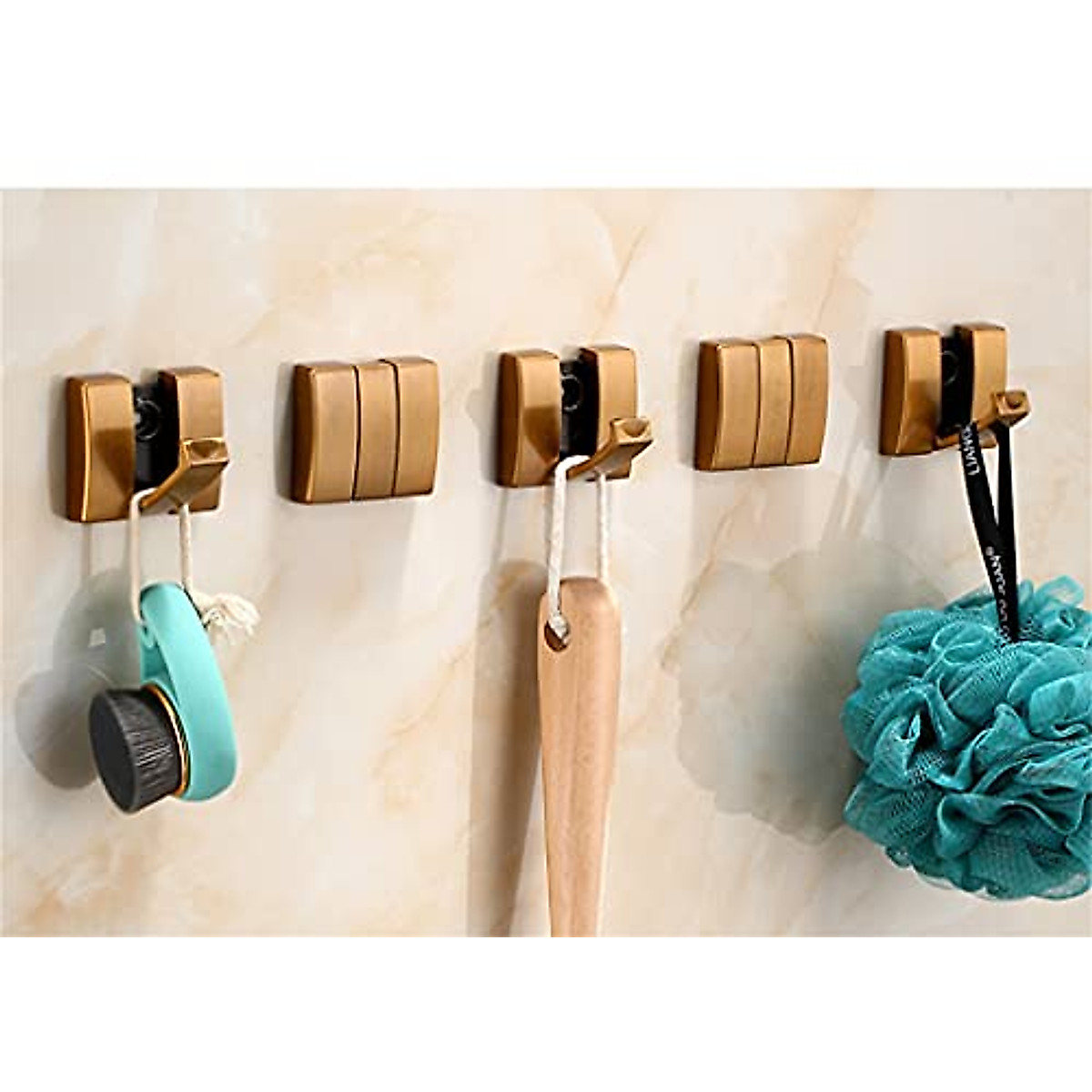EYHLKM Coat Hooks for Wall Solid Aluminum Heavy Duty Conceal Folding Coat Hat Scarf Bag Towel Key Hook Retractable Black Single Hook ( Color : D , Size : As The Picture Shows )