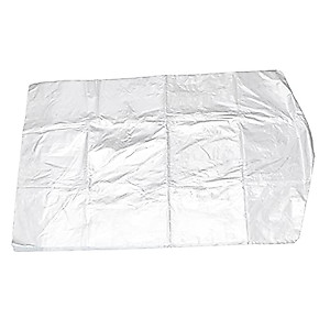 Garment Bags：Cabilock 50 pcs 60 x 100cm Clear Garment Bag Clothing Cover Hanging Clothes Suit Dress Jacket Cover Dry Cleaning Bags for Clothes, Home Storage, Travel