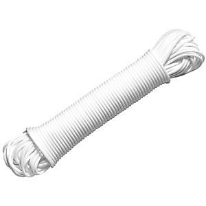 Whitmor Plastic Clothesline 100 Foot White 100FT