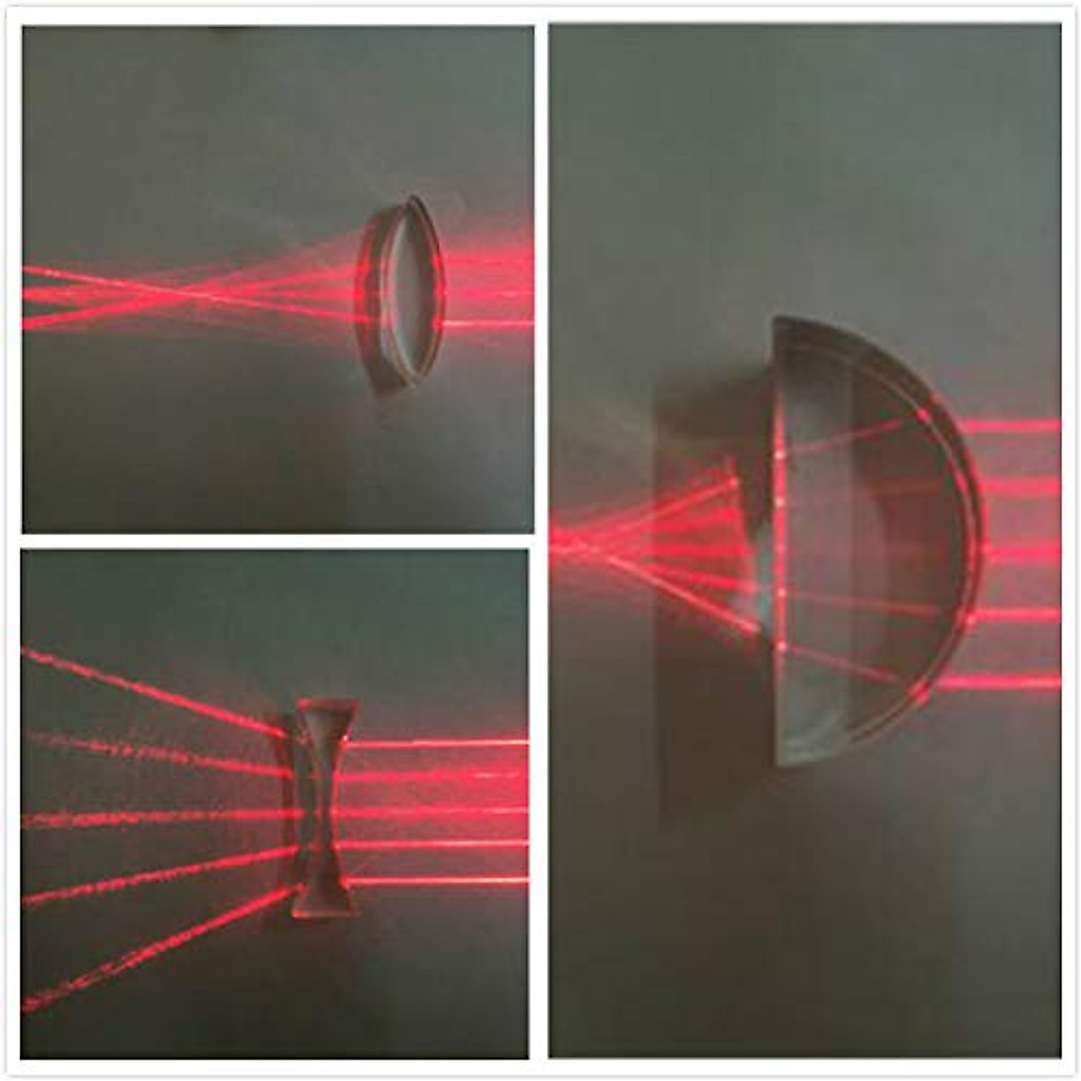Optical Glass Light Spectrum Prism Basic Physics Teaching 4PCS