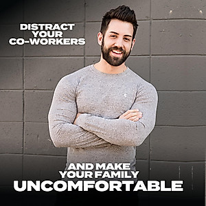 The Argo Ultra Soft Long Sleeve T-Shirt for Men Cotton - Order a Size Up, Black/Medium