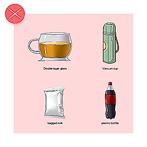 HAOY Coffee Warming Mug, Electric Coffee Warmer for Desk Use Beverage Cup Candle Wax Heater Plate Touch Control Cups Mug Hot Thermostat Heating Coffee, Beverage, Milk, Tea and Hot（Gold）