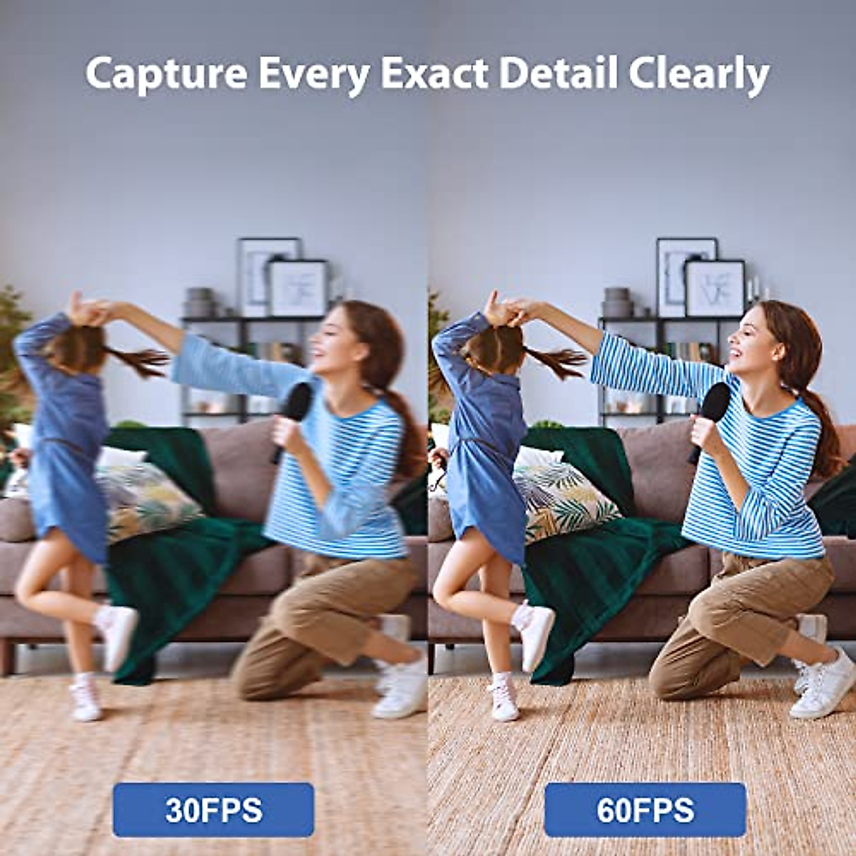 VITADE Zoomable Webcam with Remote Control, 1080P 60FPS Streaming Webcam with Adjustable Ring Light and Tripod, Pro USB 5X Digital Zoom Webcam for Zoom/Skype Teams/Laptop/Mac Windows