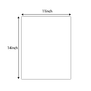 Golden State Art, 11x14 White Backing Board, Backer Boards for Frame, Picture (10 Pack)