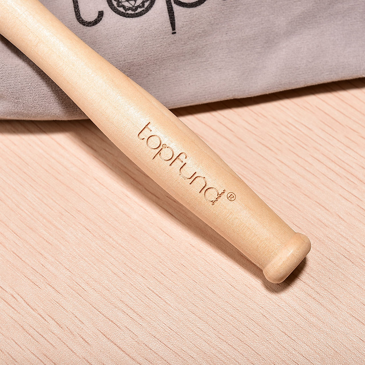 TOPFUND Crystal Singing Bowl Medium Rubber Mallet