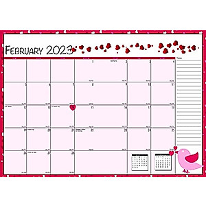House of Doolittle Seasonal Monthly Planner, Seasonal Artwork, 10 x 7, Light Blue Cover, 12-Month (Jan to Dec): 2023