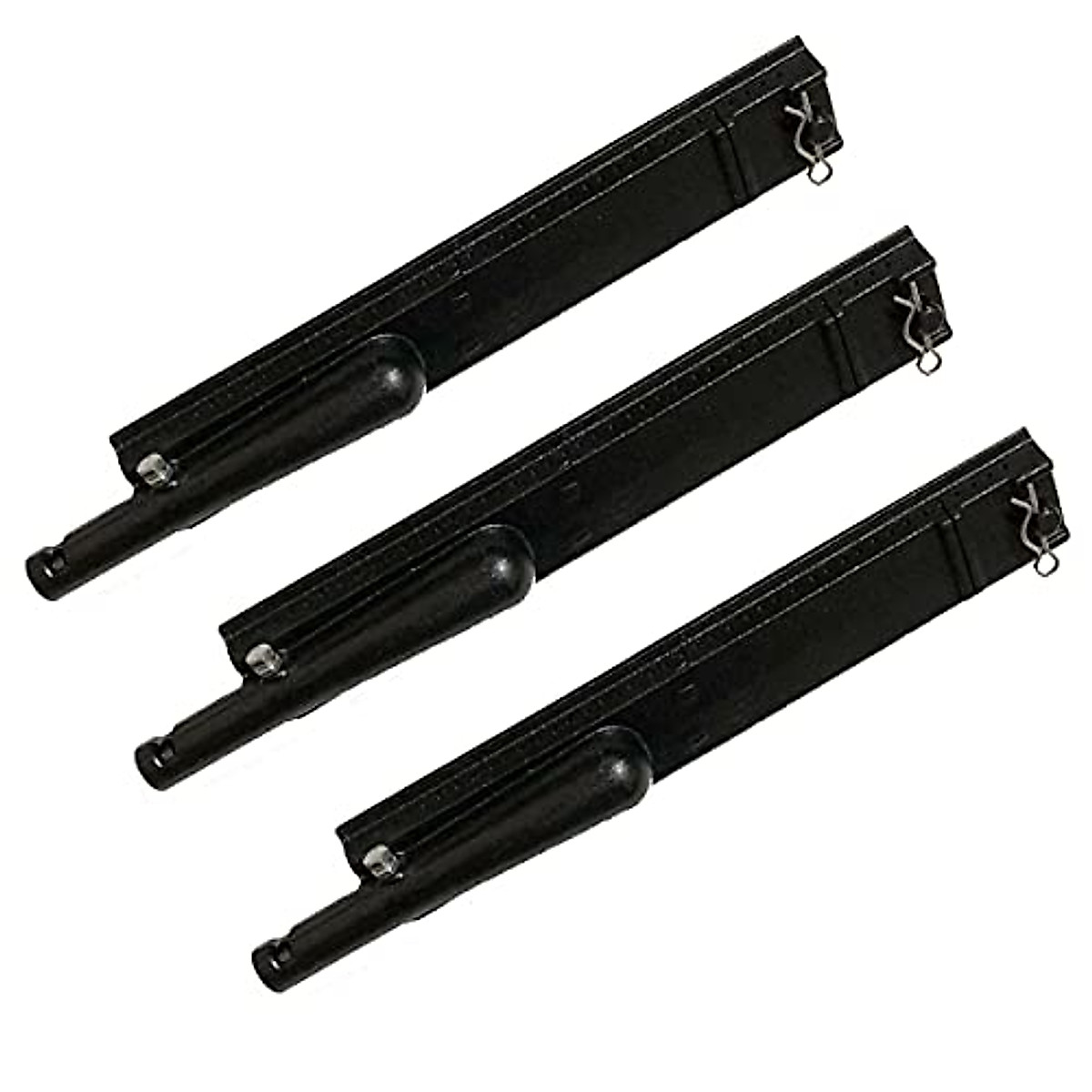 Dongftai CB490A (3-Pack) 13 3/4” Cast Iron Burner Replacement for Charbroil 463240804, 463240904, 463241704, 463241804, 463247004, 463251505, 463251605, 463252005, 463252105, 461252605, 463230203