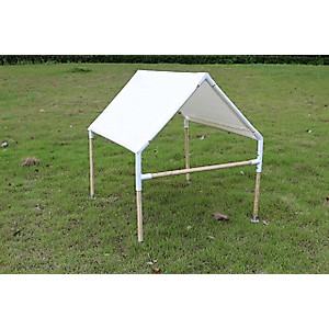 CNAINFC Robot Lawn Mower Garage, Outdoor Protective shed of Robot Lawn Mower and Charging Station, Durable rain-Proof and Ultraviolet-Proof Cover, 30 "x25 x24 White, Suitable for Outdoor Lawn.