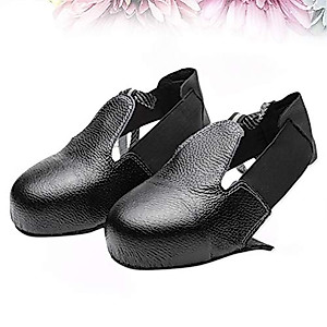 Healifty Steel Toe Cap Safety Overshoe with Adjustable Strap Non-Slip Sole for Men and Women Size EUR 36-46