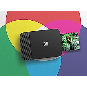 KODAK Smile Instant Digital Bluetooth Printer for iPhone & Android – Edit, Print & Share 2x3 Zink Photos w/ Smile App (Red)