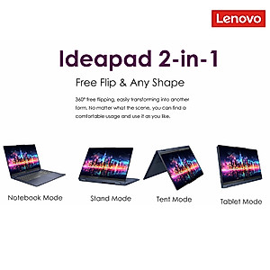 Lenovo IdeaPad Flex 5 2-in-1 Laptop, 14" FHD IPS 16:10 (1920 x 1200) Touchscreen, AMD Ryzen 5 5500U, 16GB RAM, 1TB PCIe SSD, Wi-Fi 6, Webcam, Fingerprint, Digital Pen, w/Mouse Pad
