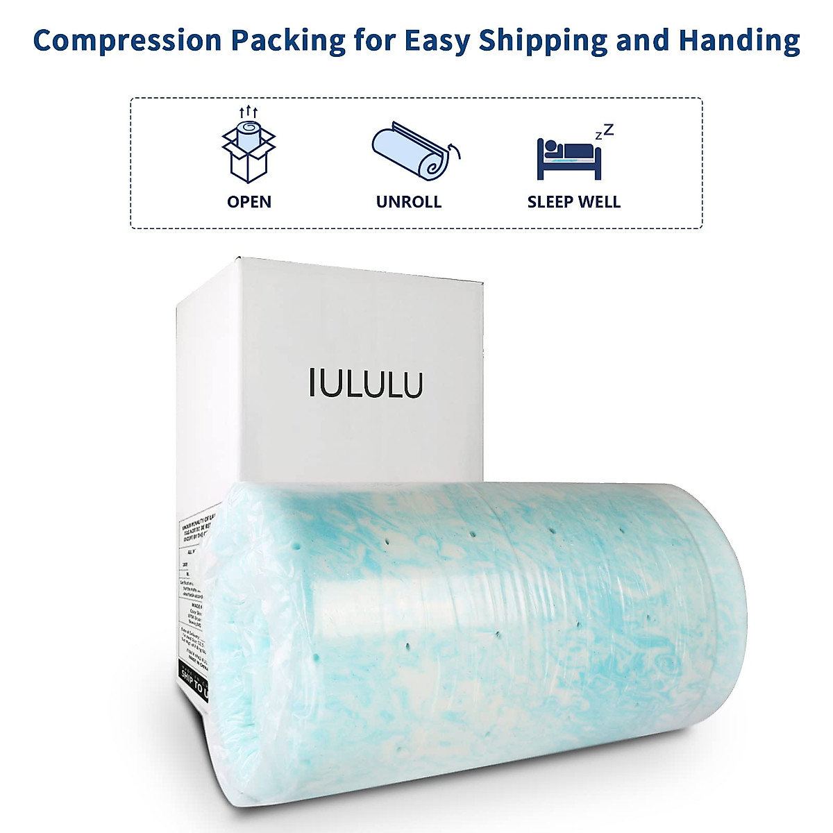 2 Inch Gel Memory Foam Mattress Topper Full, CertiPUR-US Certified