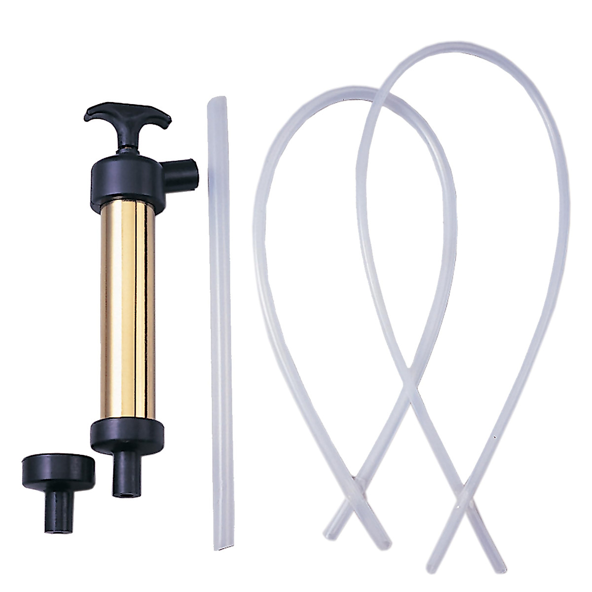 Pactrade Marine Engine Manual Oil Change Extractor Solid Brass Easy to Use Hand Pump Self-Priming Action - 9 Inches Long Perfect for Boats, Off-Road Vehicle, RVs, Auto