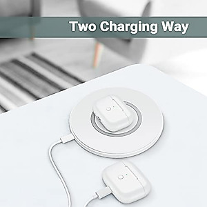 Wireless Charging Case Only Compatible for Air Pods Pro 1st & 2nd Generation, Charger Replacement Case with Bluetooth Pairing Sync Button