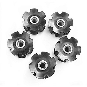 WIROJ BlueSunshine 5 Pcs Cycling Mountain Road Bike Bicycle Headset Star Nut for Fork 1-1/8" (28.6mm)