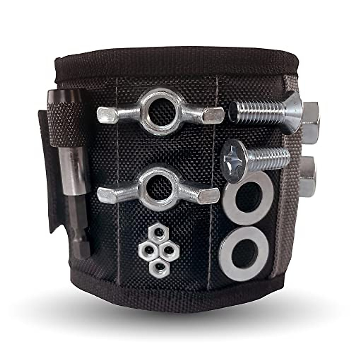Mob Armor Mag Band Magnetic Wrist Tool Holder - Magnetic Wristband for Holding Screws, Nails, Fasteners, and More, Magnetic Wristband for Mechanic, Handyman, Electrician, Tech Geek, 13" x 3.25"