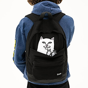 RIPNDIP Lord Nermal Velcro Hands Backpack (Black)