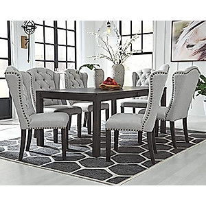 Signature Design by Ashley Jeanette Rectangular Dining Room Table, Black