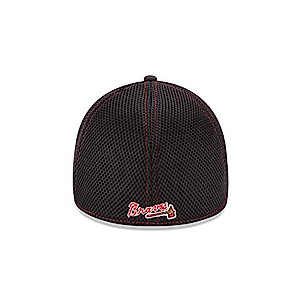 MLB Atlanta Braves Neo Fitted Baseball Cap, Small/Medium, Navy