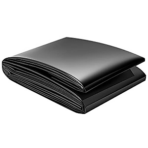 VIVOSUN 7 x 10 Feet Pond Liner, 14.5 Mil Durable LLDPE Pond Skins for Waterfall, Pond and Fish Ponds, Black