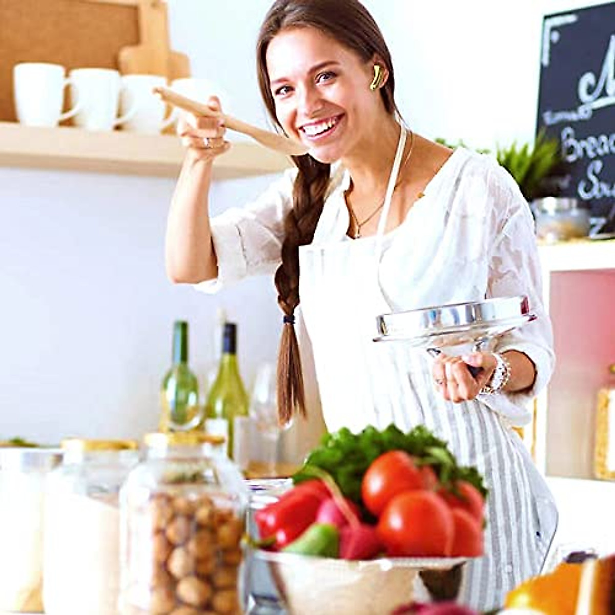 Aresrora Wireless Earbuds,TWS Bluetooth 5.1 in-Ear Headphones,TWS Wireless Earbuds with Type-c Charging Interface, Touch Control Earphones and Hi-Fi Stereo Sound Headset for iPhone and Android (Pink)